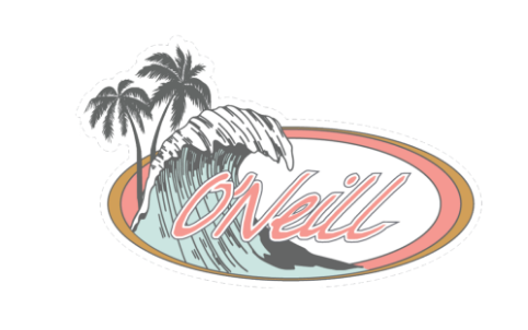 COASTLINE STICKER - Salty's Board Shop