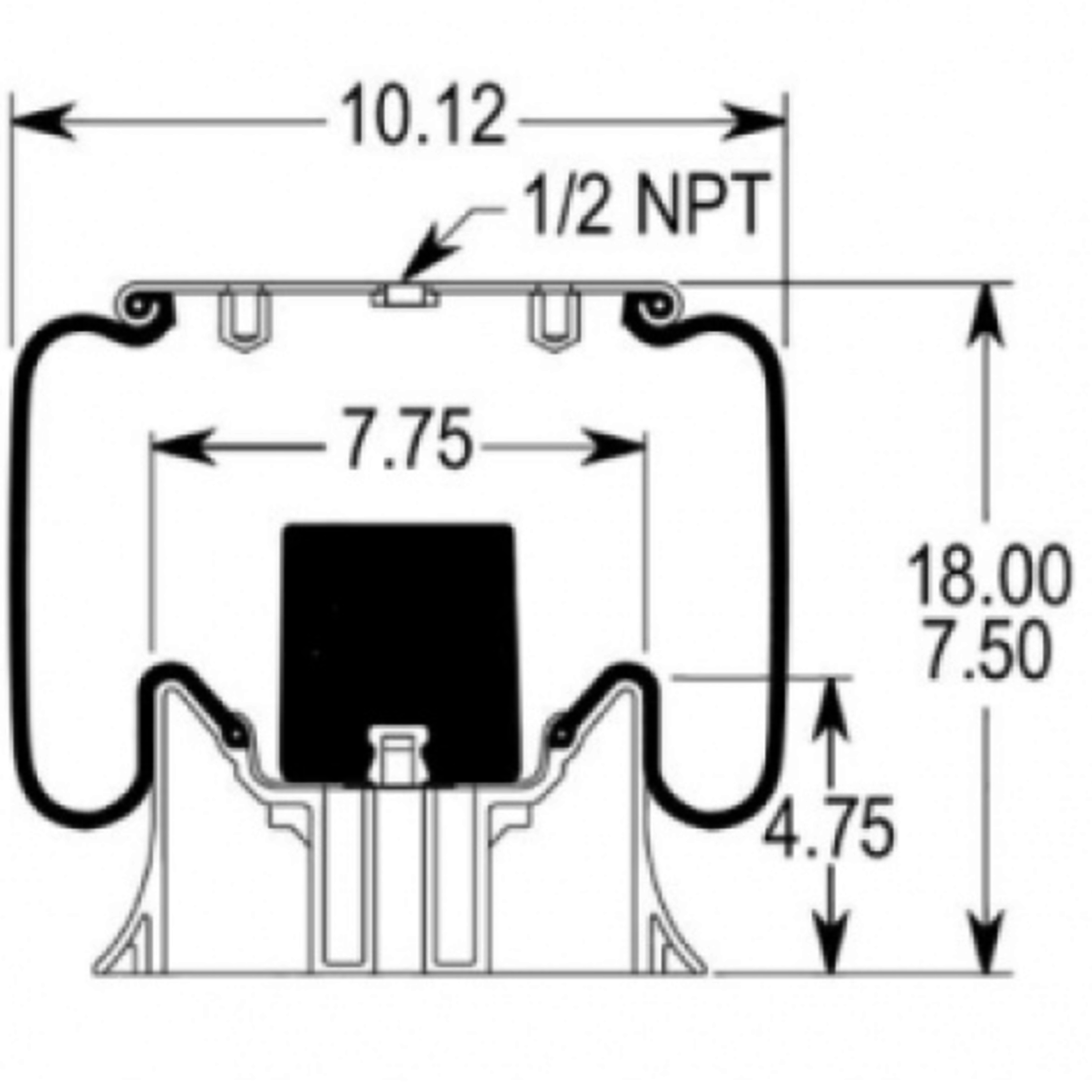 Air Bag - W01-358-9069 ( Peterbilt ) - OTR Truck Parts LLC
