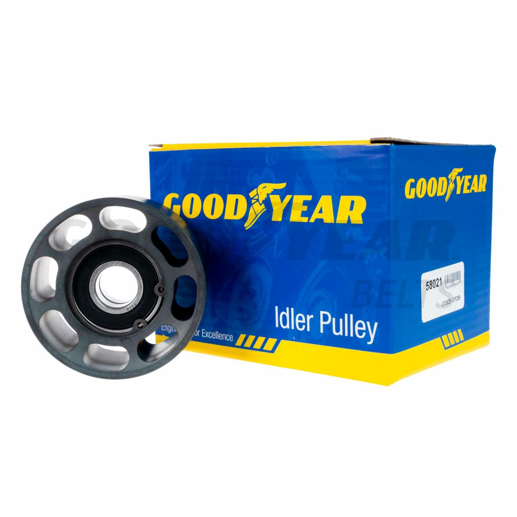 Goodyear Idler Pulley - 58021 - Accessory Drive Belt Idler Pulley ...