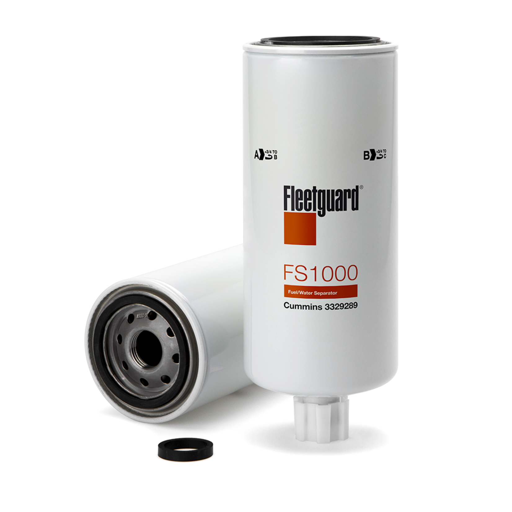 Fuel Filter - Fleetguard FS1000 - Luberfiner LFF1000 - OTR Truck Parts LLC