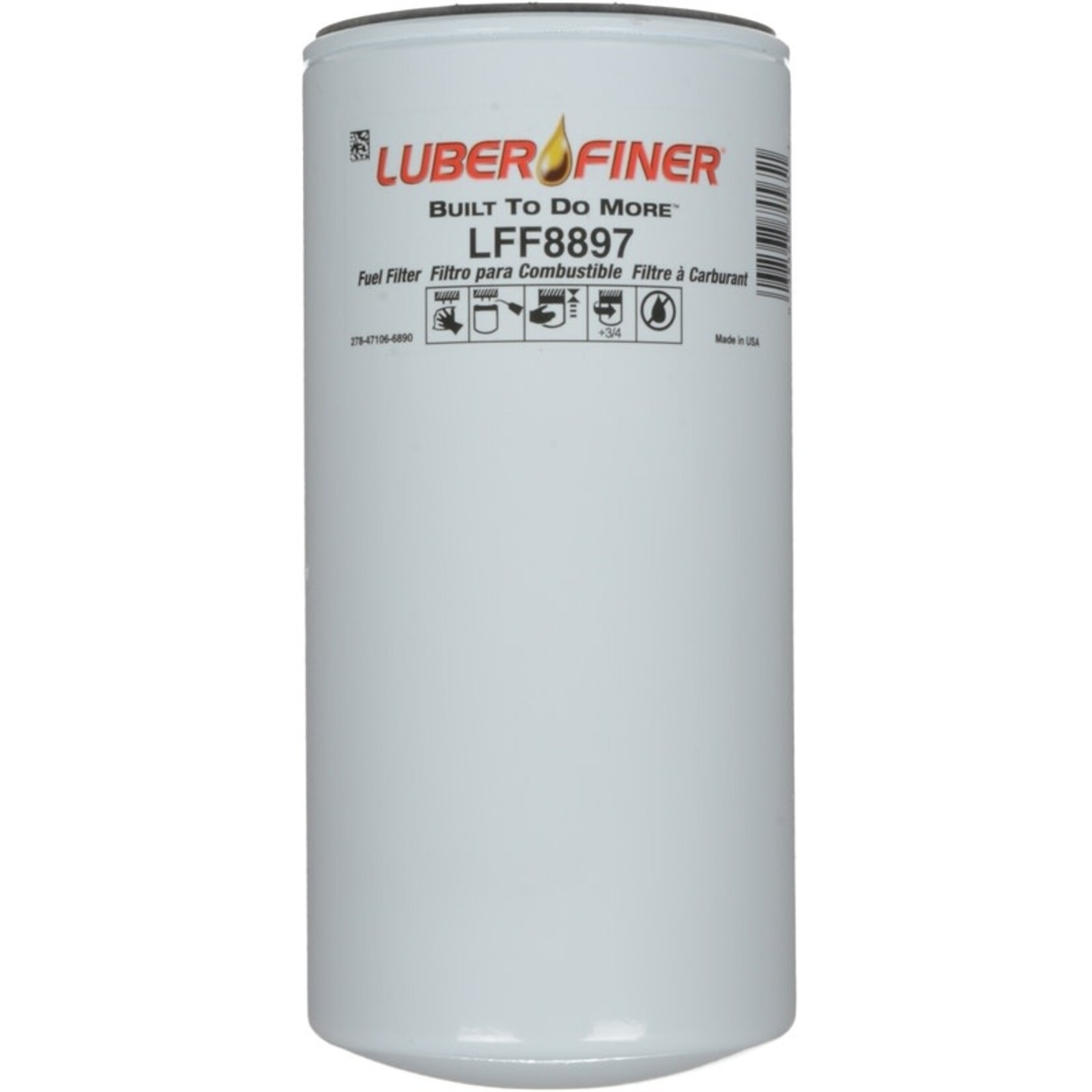 Fuel Filter - LuberFiner LFF8897 - OTR Truck Parts LLC