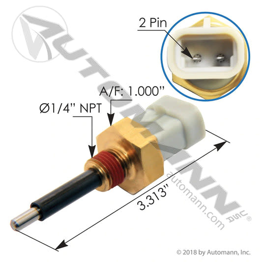 Coolant Level Sensor Automann - OTR Truck Parts LLC