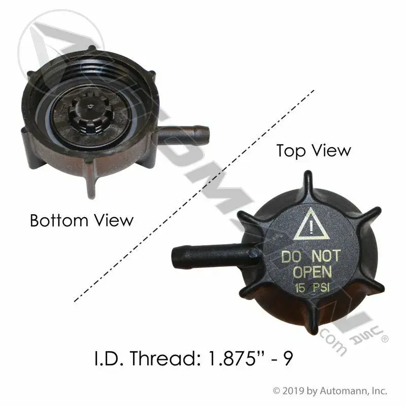 Coolant Reservoir Pressure Cap Automann Peterbilt - Kenworth > T680 ...