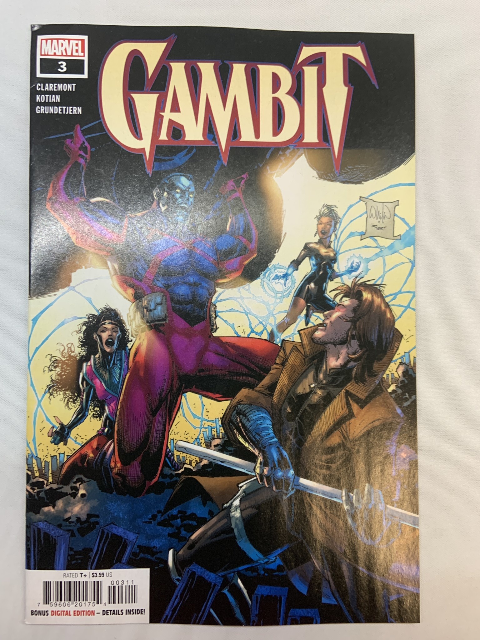 Marvel Comics Gambit 2022 #3A bent corner - Dyersville Comics & Games