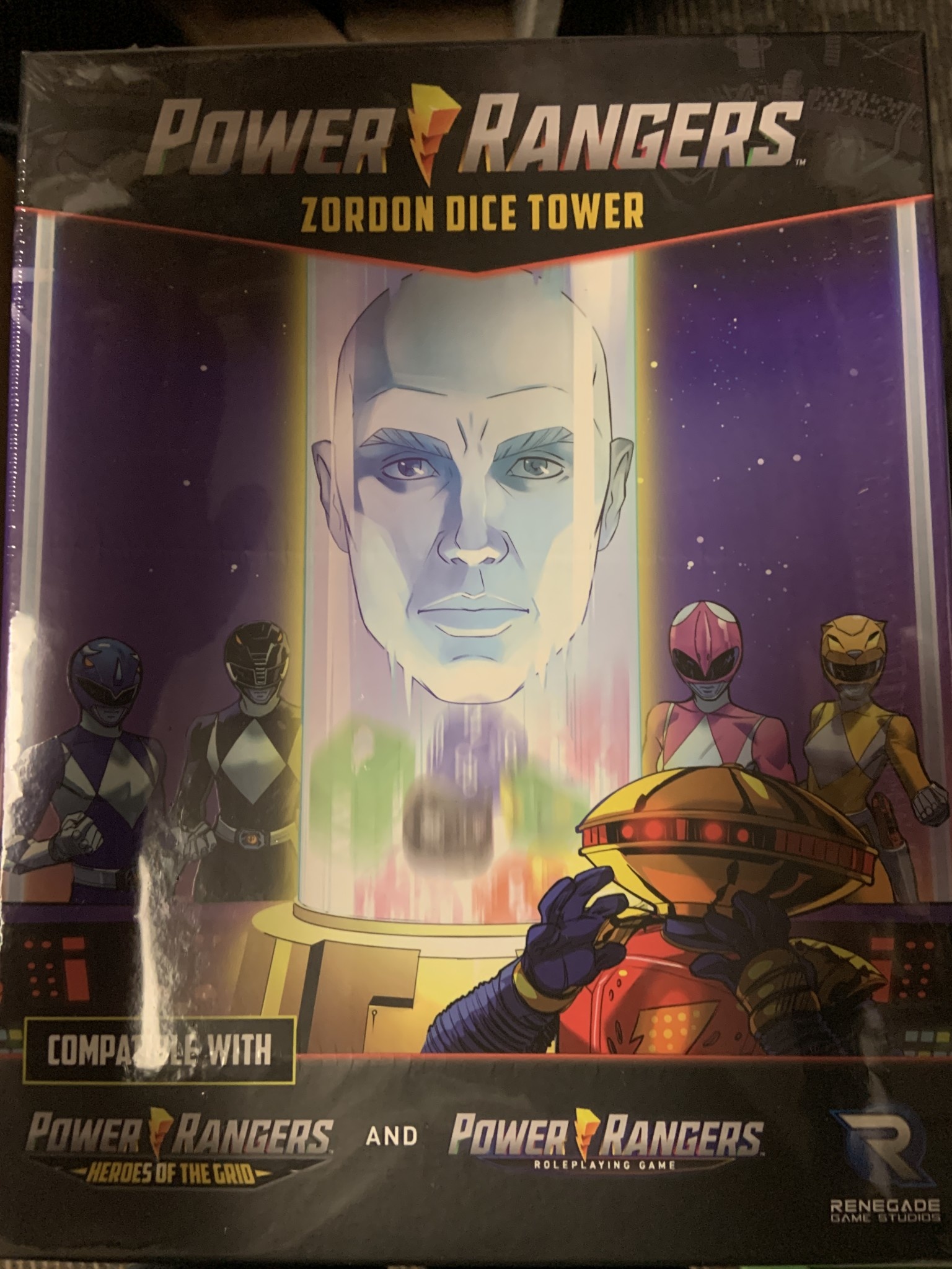 Renegade Power Rangers Heroes of the Grid: Zordon Dice Tower ...