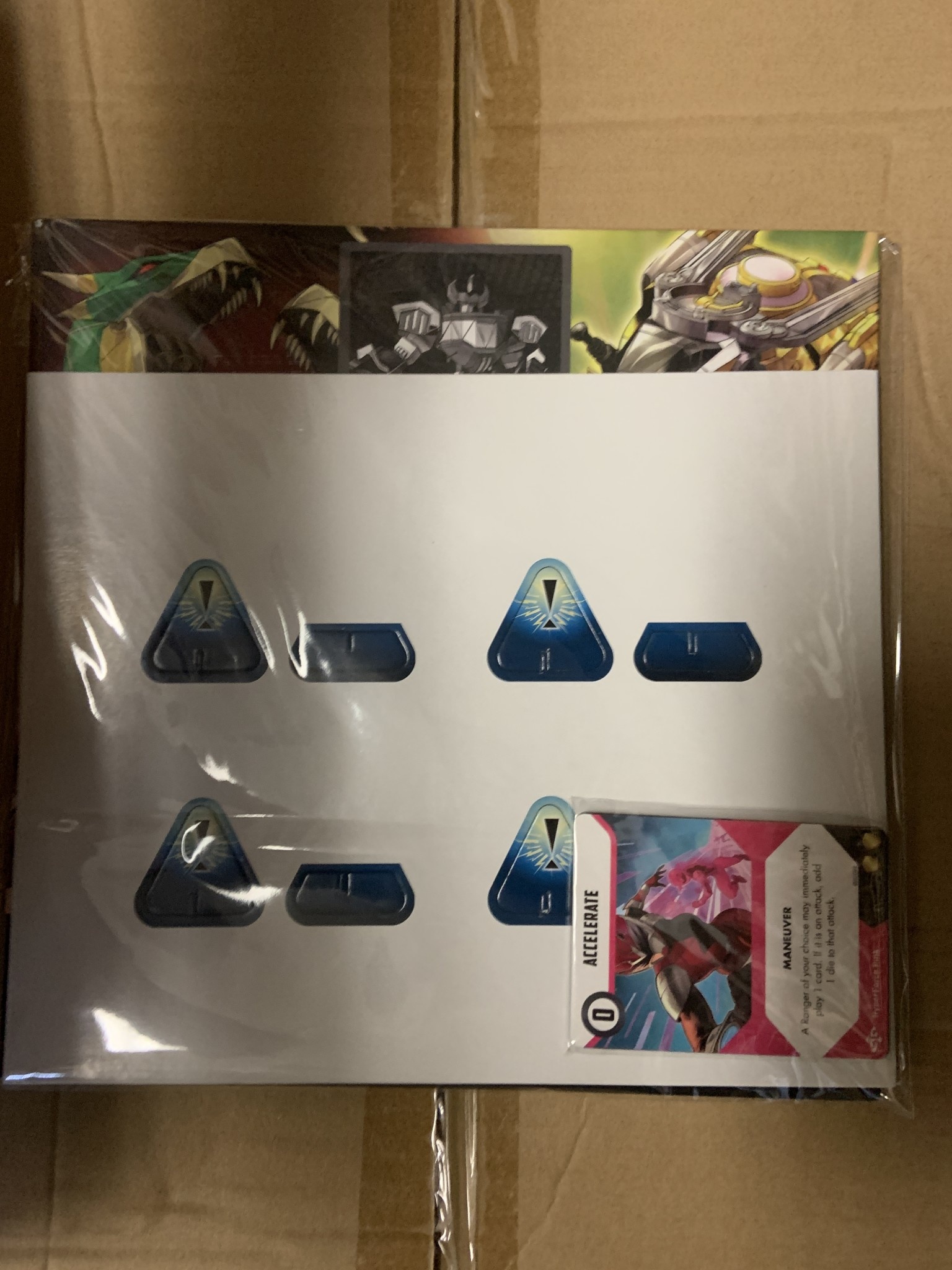 Renegade Power Rangers Heroes of the Grid Power Board/Panic Token ...