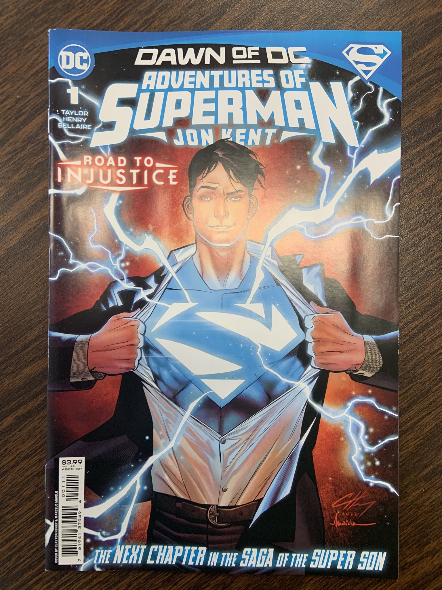 Adventures of Superman: John Kent 2023 #1A - Dyersville Comics & Games
