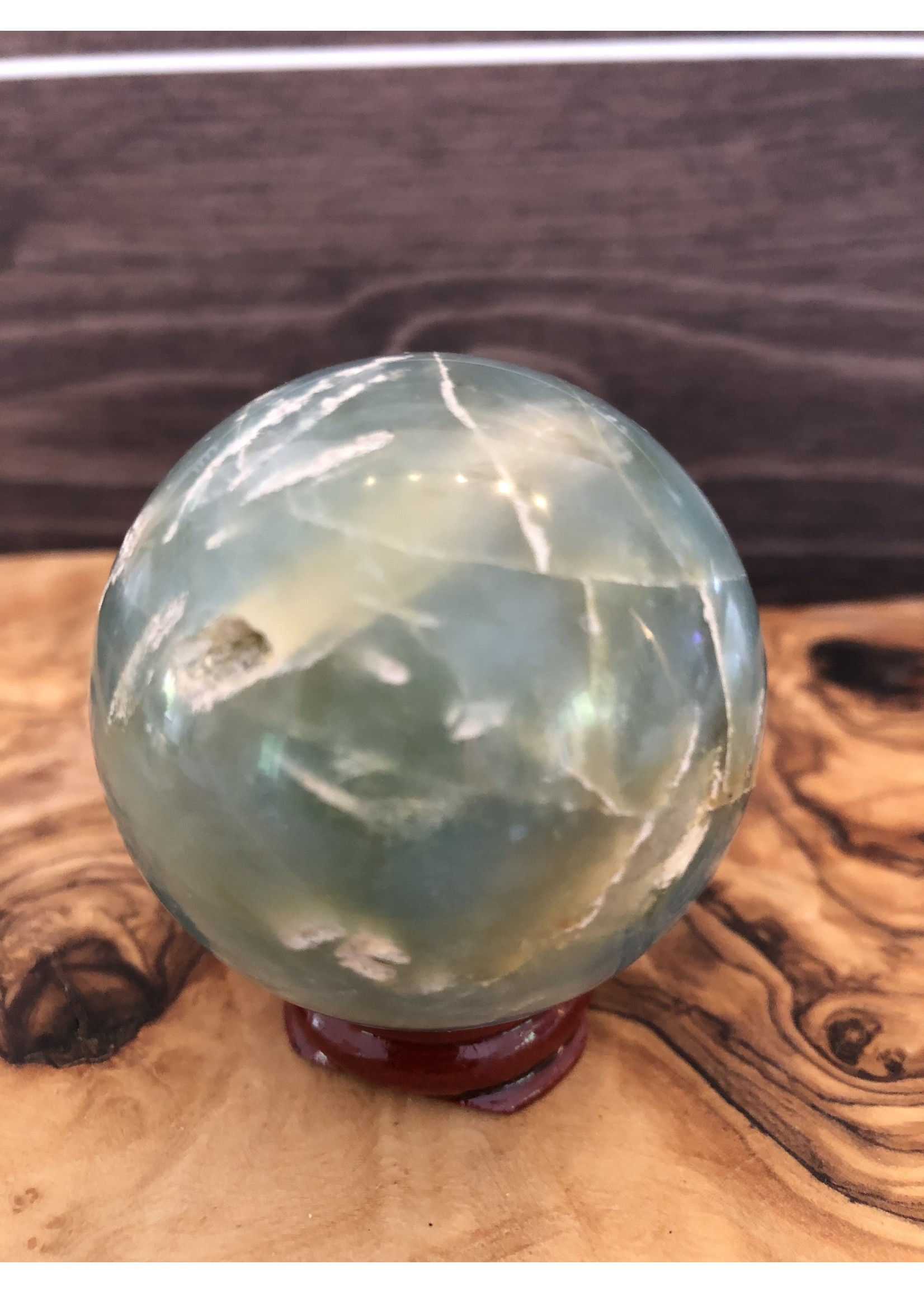 large caribbean calcite sphere - La Vie et Compagnie