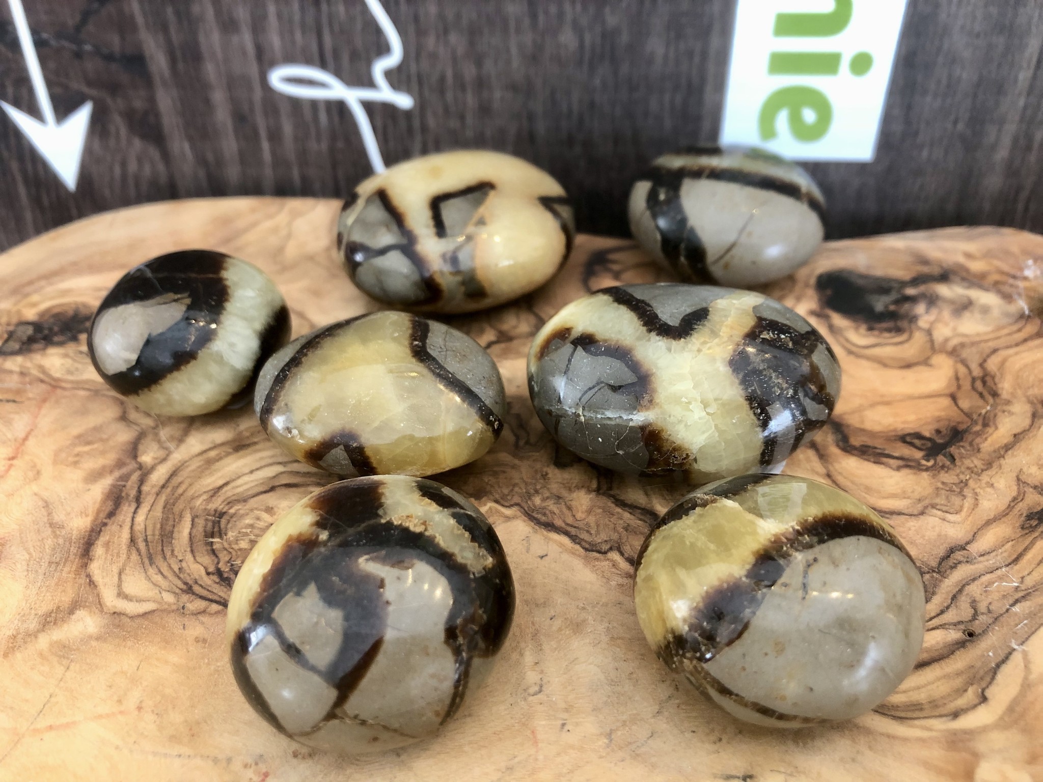 choice of septarian tumbled stone - La Vie et Compagnie