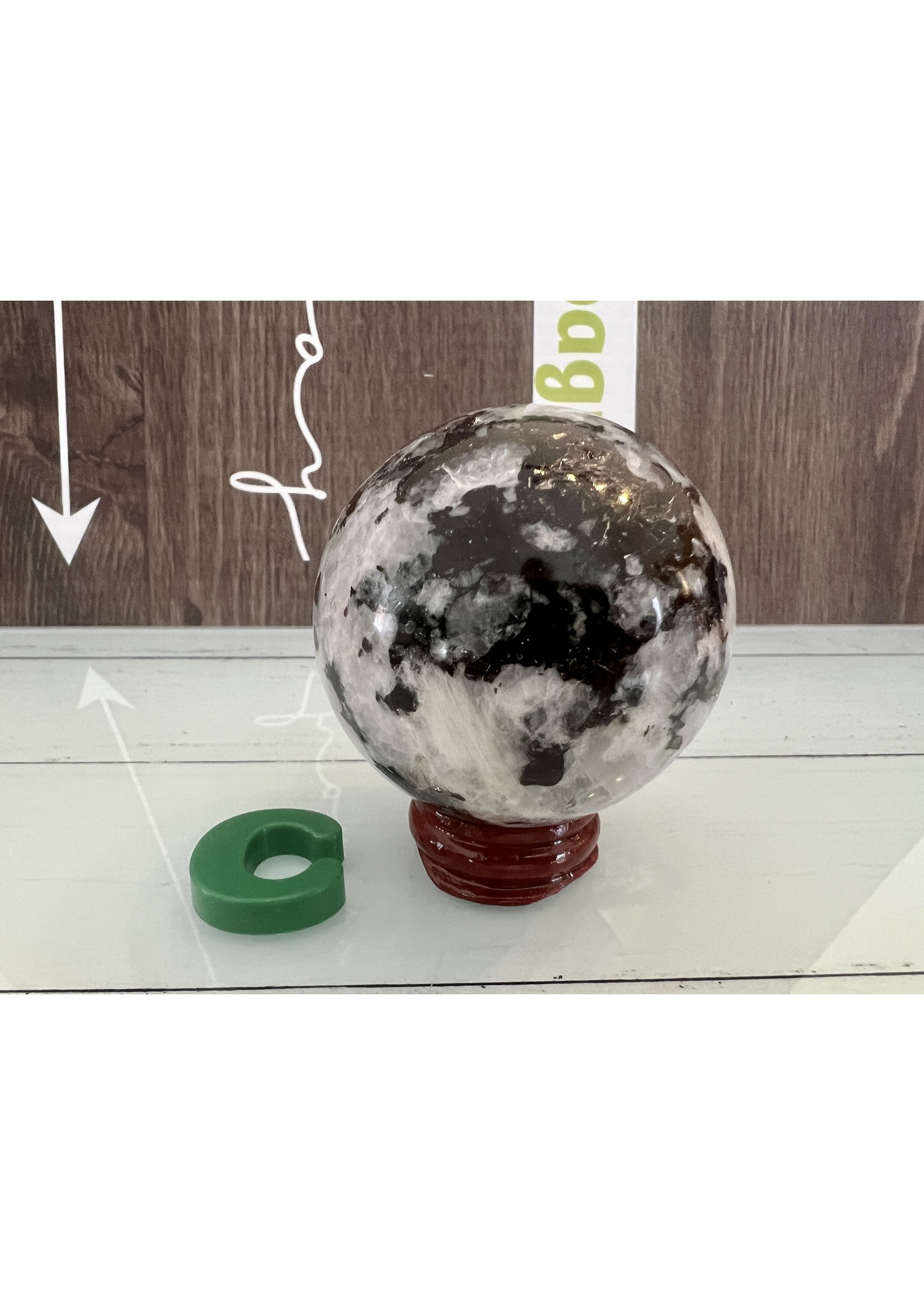 Sparkling Rainbow Moonstone Sphere - La Vie et Compagnie Sparkling Rainbow Moonstone Sphere - La Vie et Compagnie