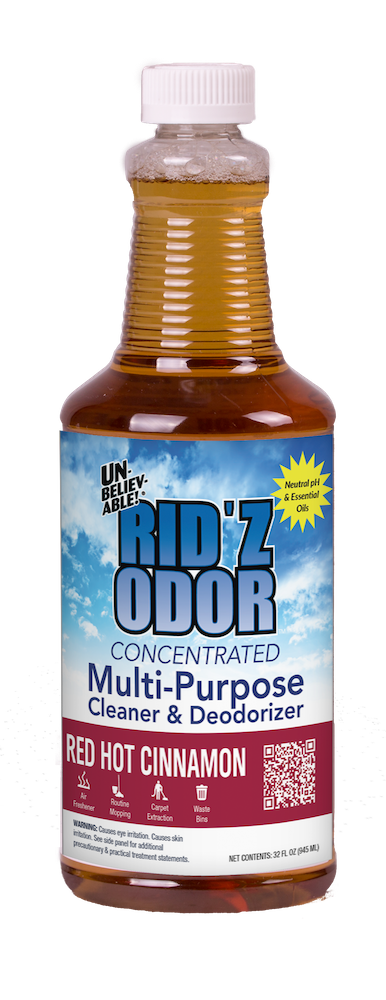 RID'Z ODOR RED HOT CINN - QT - Janitors World