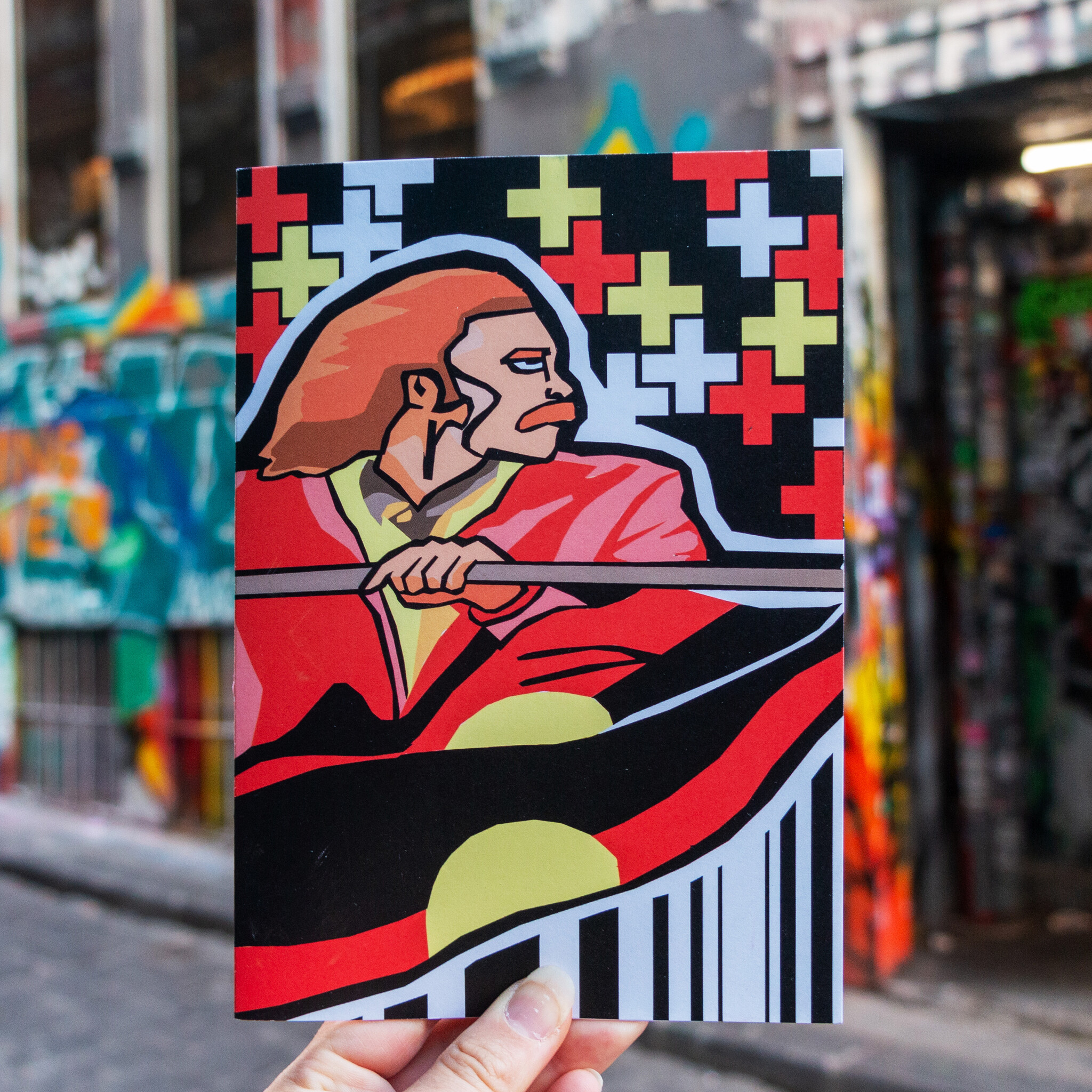 Josh Muir — ‘SOS Blak Australia’ Greeting Card - Koorie Heritage Trust ...