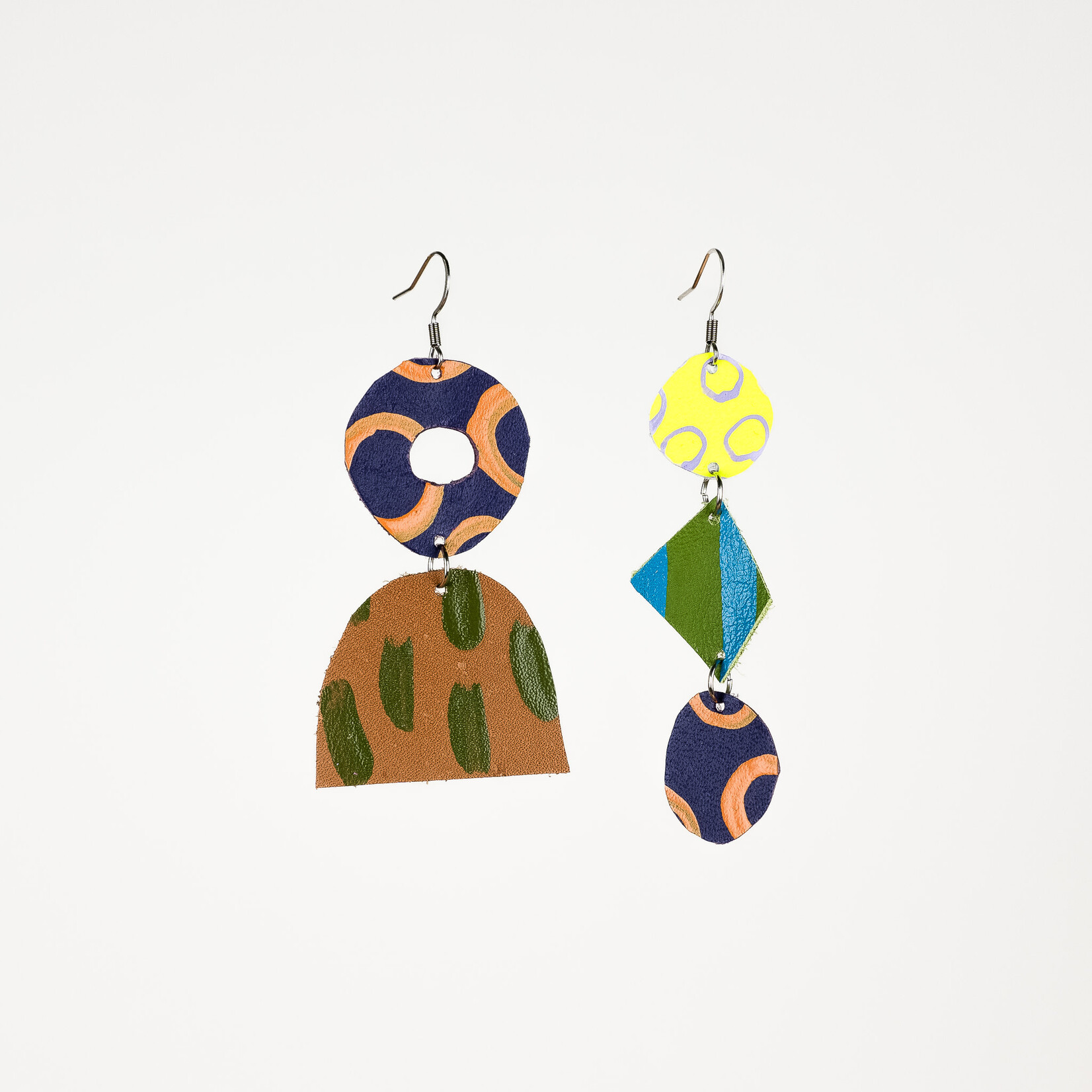 Bronwyn David — Medium 'Mismatched' Statement Earrings - Koorie ...