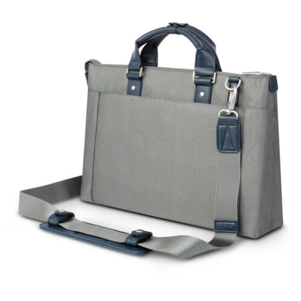 Moshi Urbana Lite Slim Laptop Briefcase - Herringbone Gray