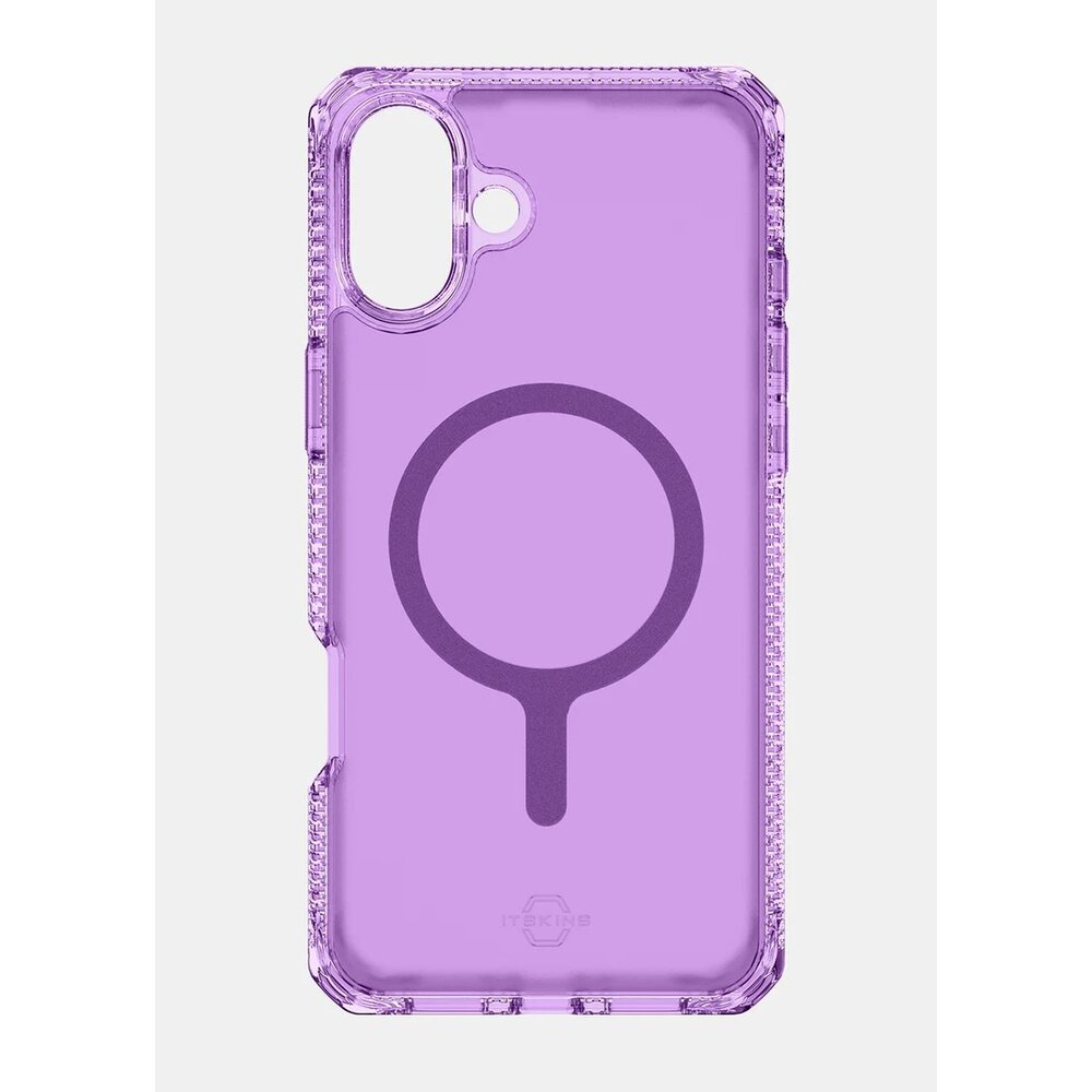 ItSkins Hybrid R Vapor Case w/ Magsafe for iPhone 16 - Light Purple