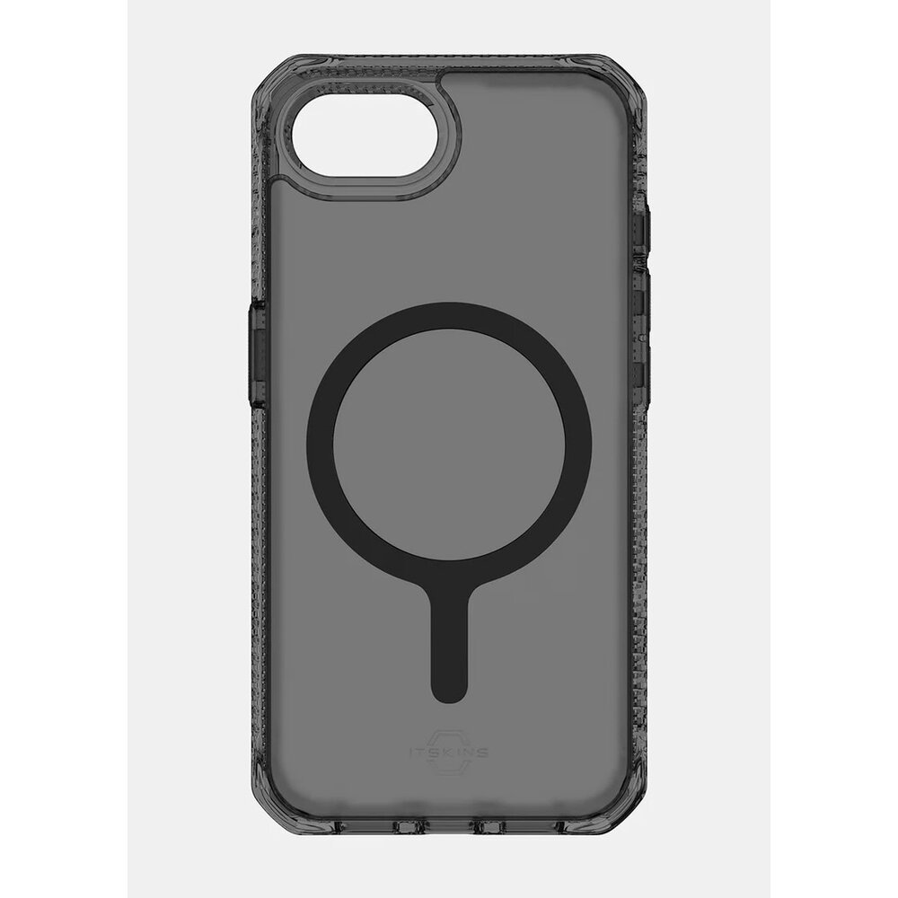 ItSkins Hybrid R Vapor Case w/ Magsafe for iPhone 16e - Smoke