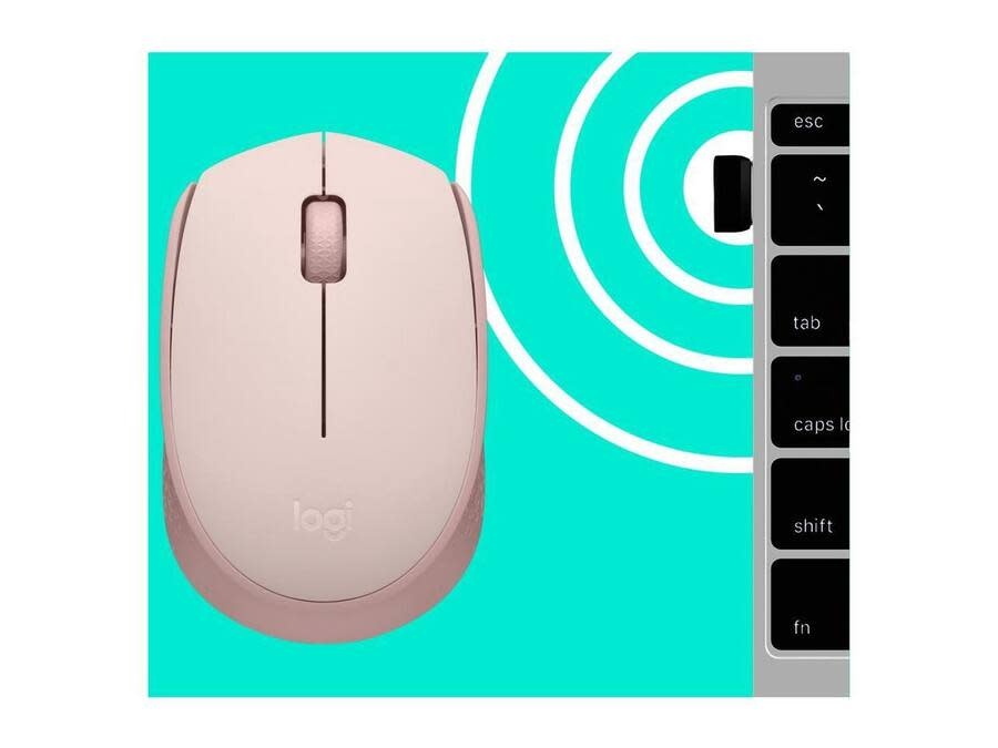 Logitech M170 Wireless Mouse - Rose