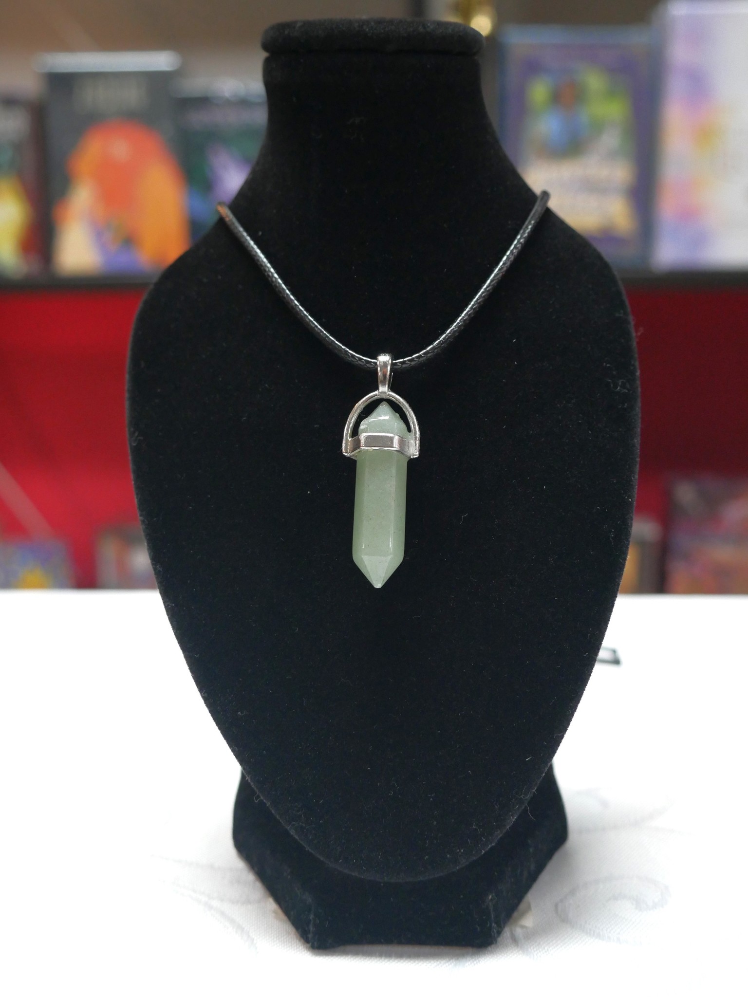 Aventurine Pendant - Botanica Persephone’s Pearl