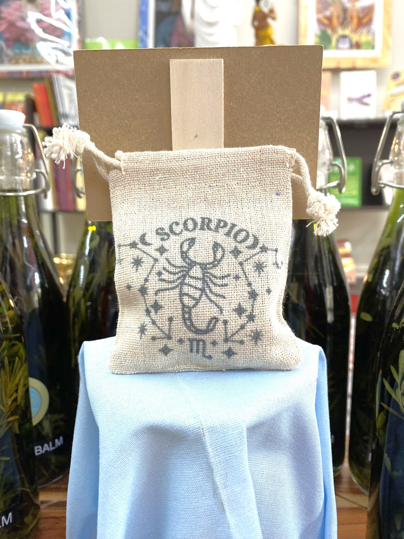 Scorpio Stone Bag - Botanica Persephone’s Pearl