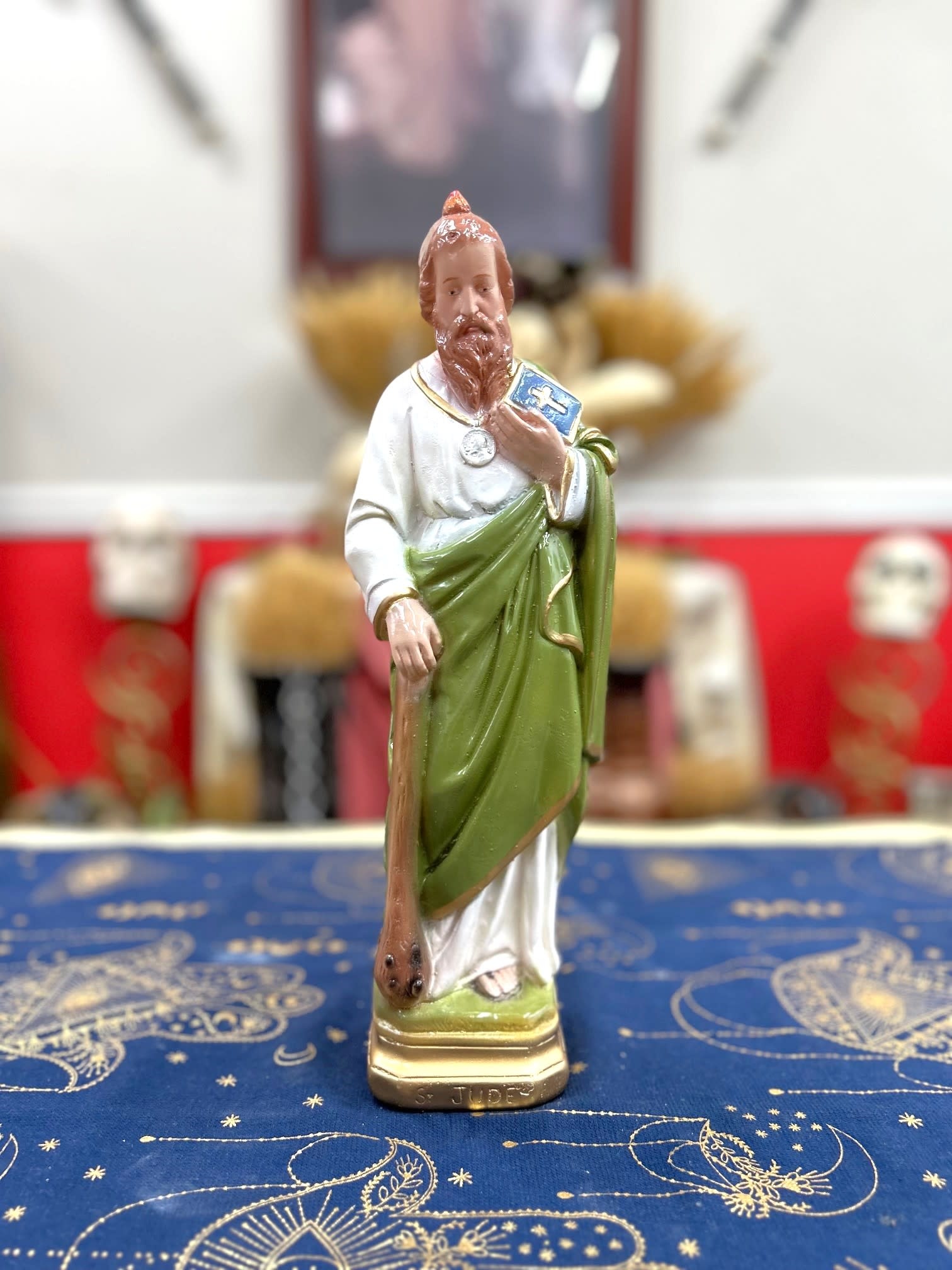 San Juda 12" Statue (Saint Jude) Style 1 - Botanica Persephone’s Pearl