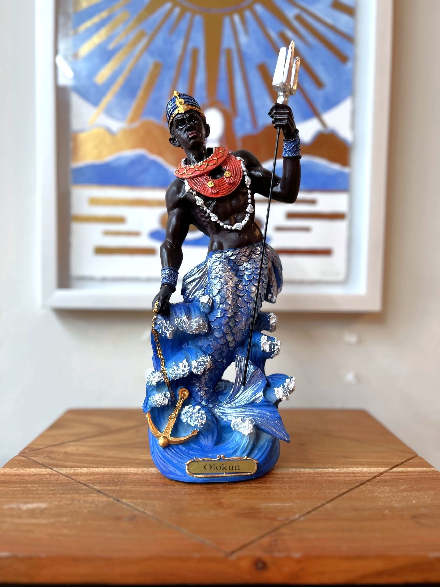 Orisha Olokun 12" Statue - Botanica Persephone’s Pearl