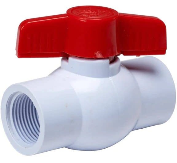 2" PVC Ball Valve - Threaded x Threaded Ends - Nuterro Aquatics