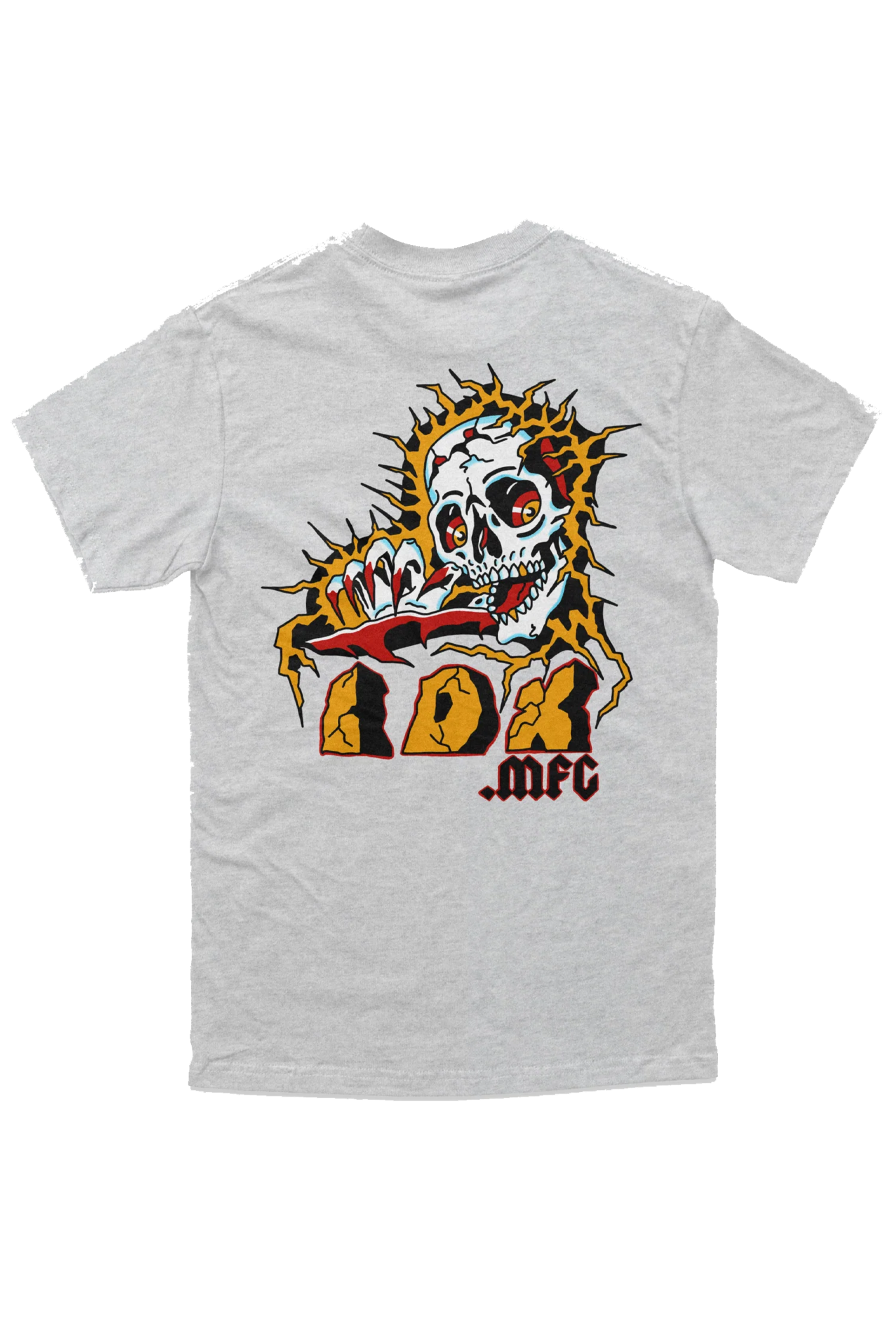 Indestructible MFG | Men's Electric Curse Tee (Grey) - Foundry YYC