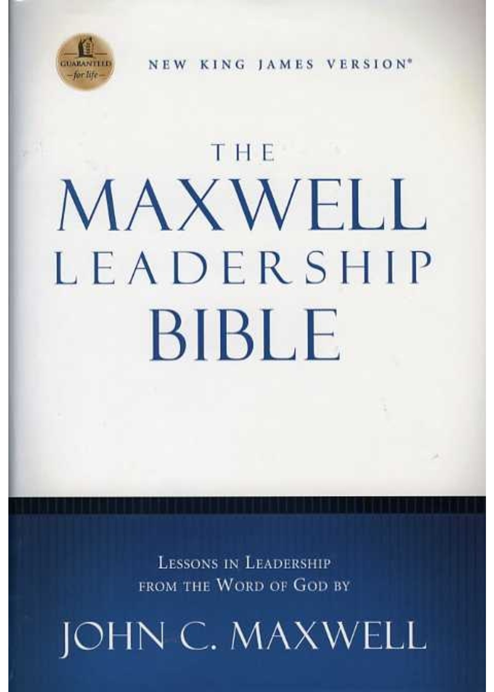 NKJV Maxwell Leadership Bible - John Maxwell - Bob Jones University ...