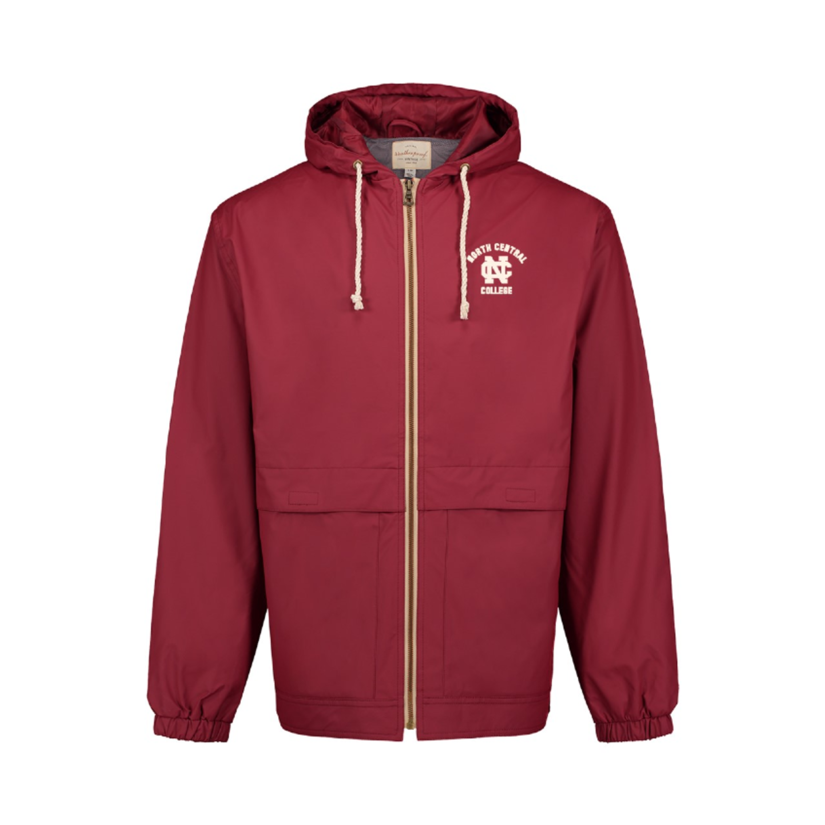 North Central College Weatherproof Hooded Rain Jacket - North Central ...