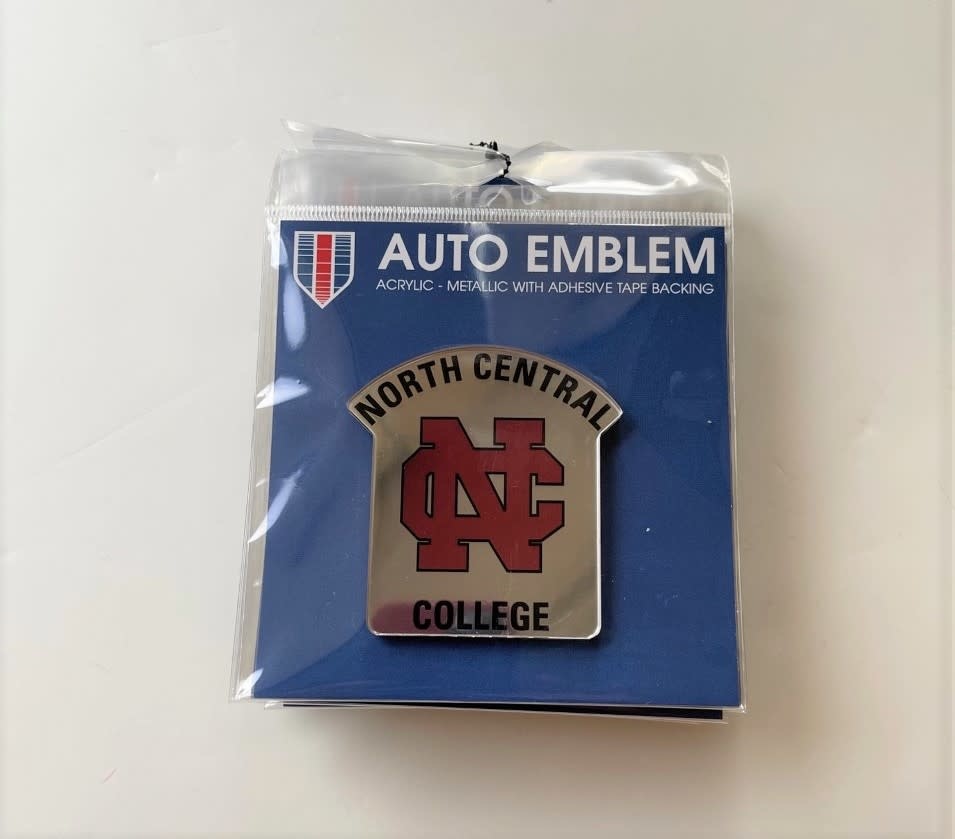 Acrylic Auto Emblem - North Central College Campus Store