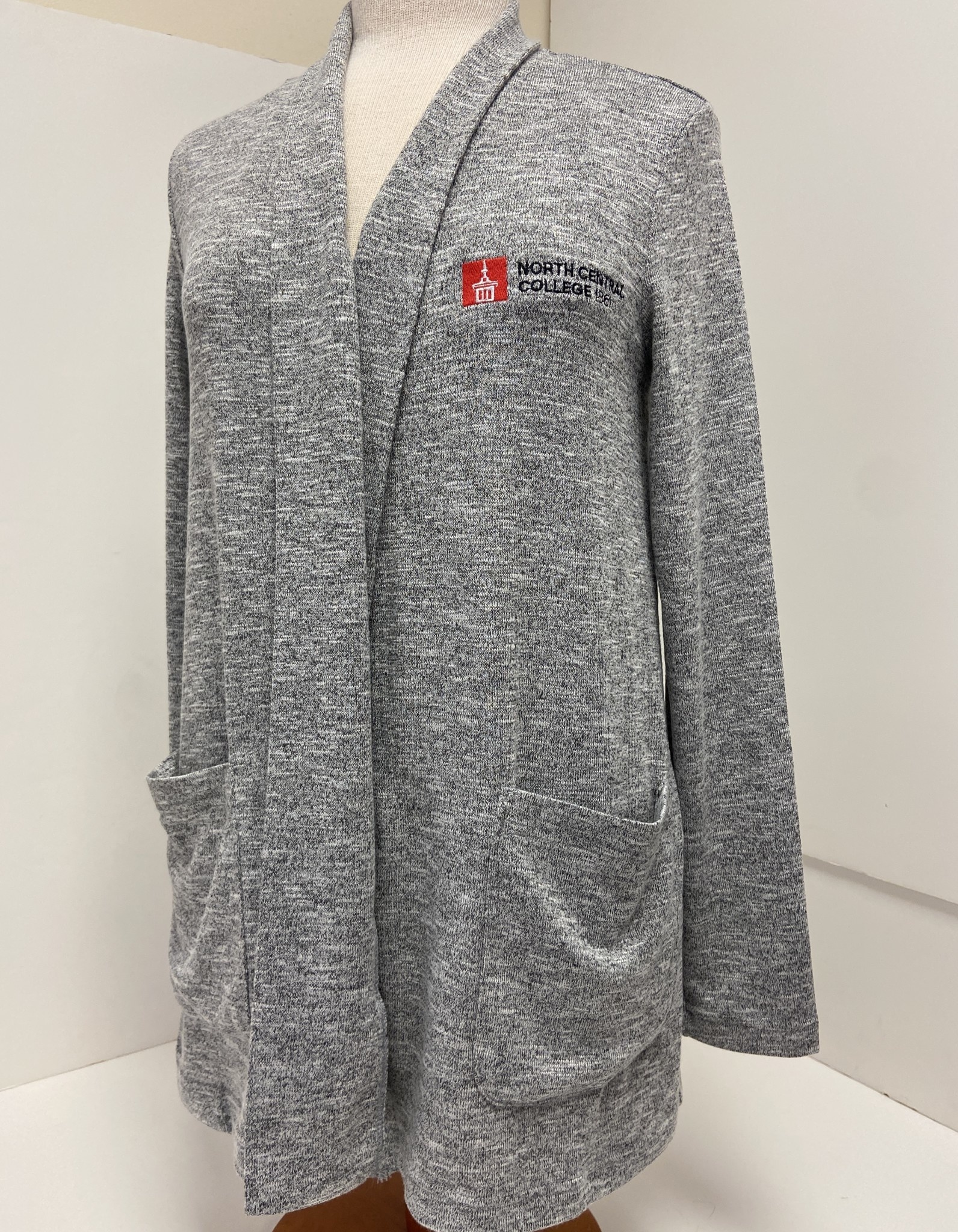 Ladies Cardigan w/ pockets - Old Main Logo - North Central College ...