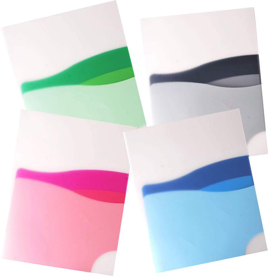 Filexec Wave Poly 3 Pocket Folder(Asst)9.5x13in sold separately - North ...