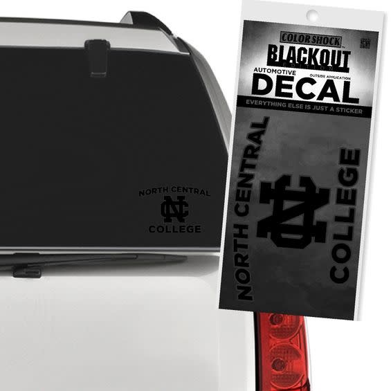 Black out Decal North Central College - North Central College Campus Store