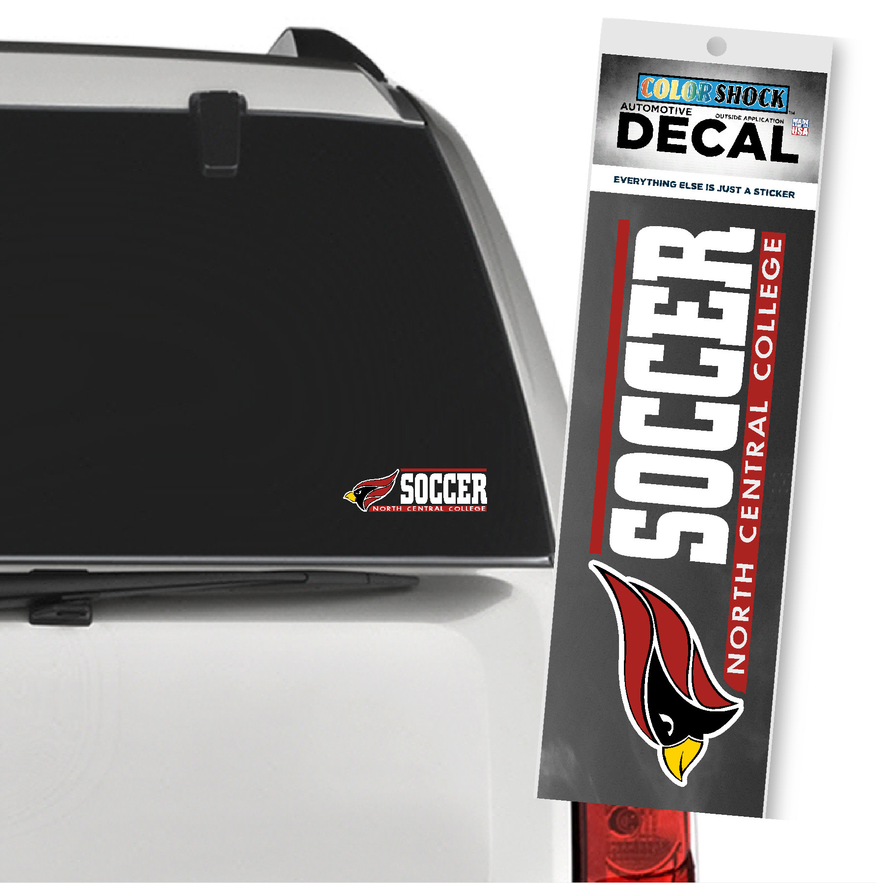 Decal Bar Design Team Soccer - North Central College Campus Store