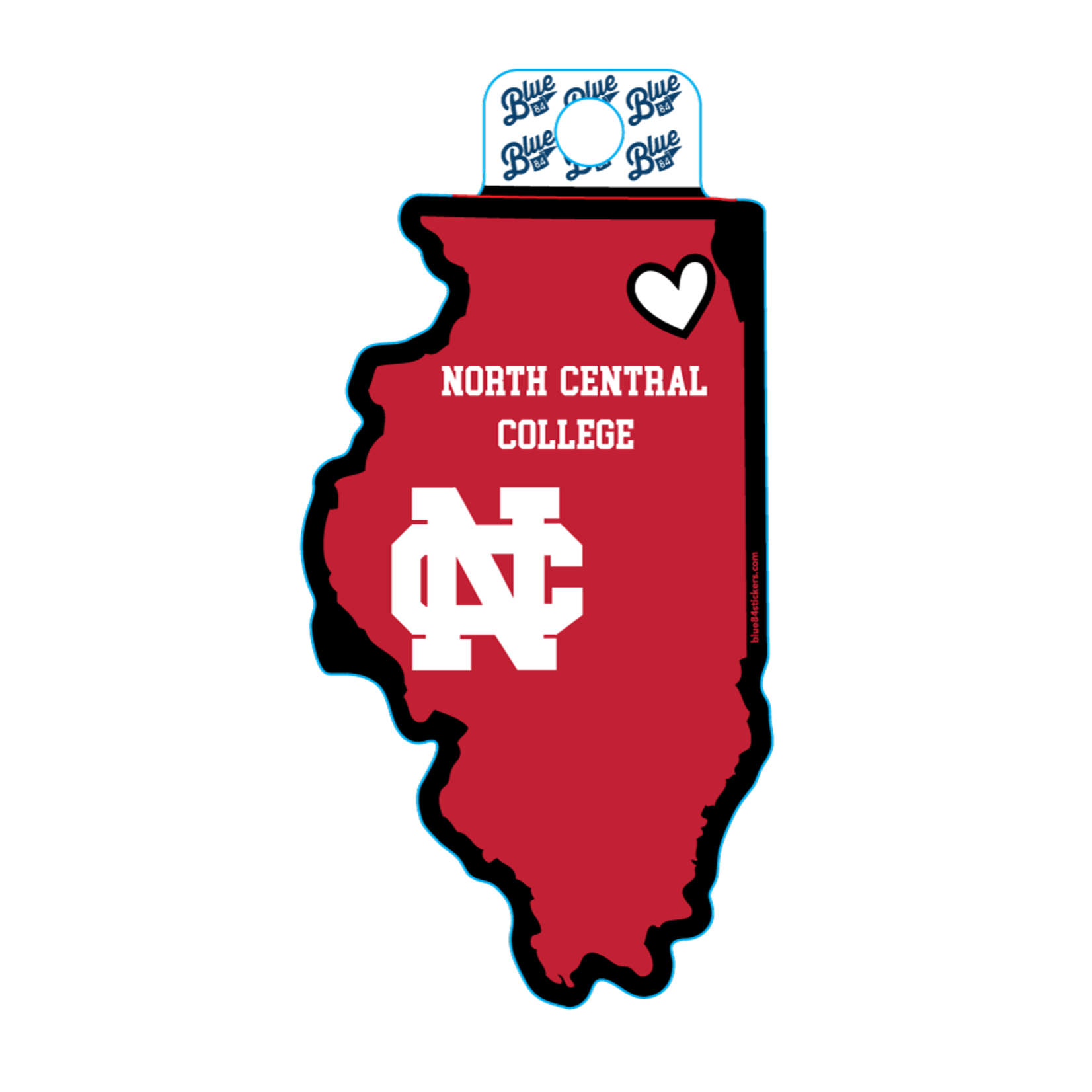 NCC Stickers by Blue 84 - North Central College Campus Store