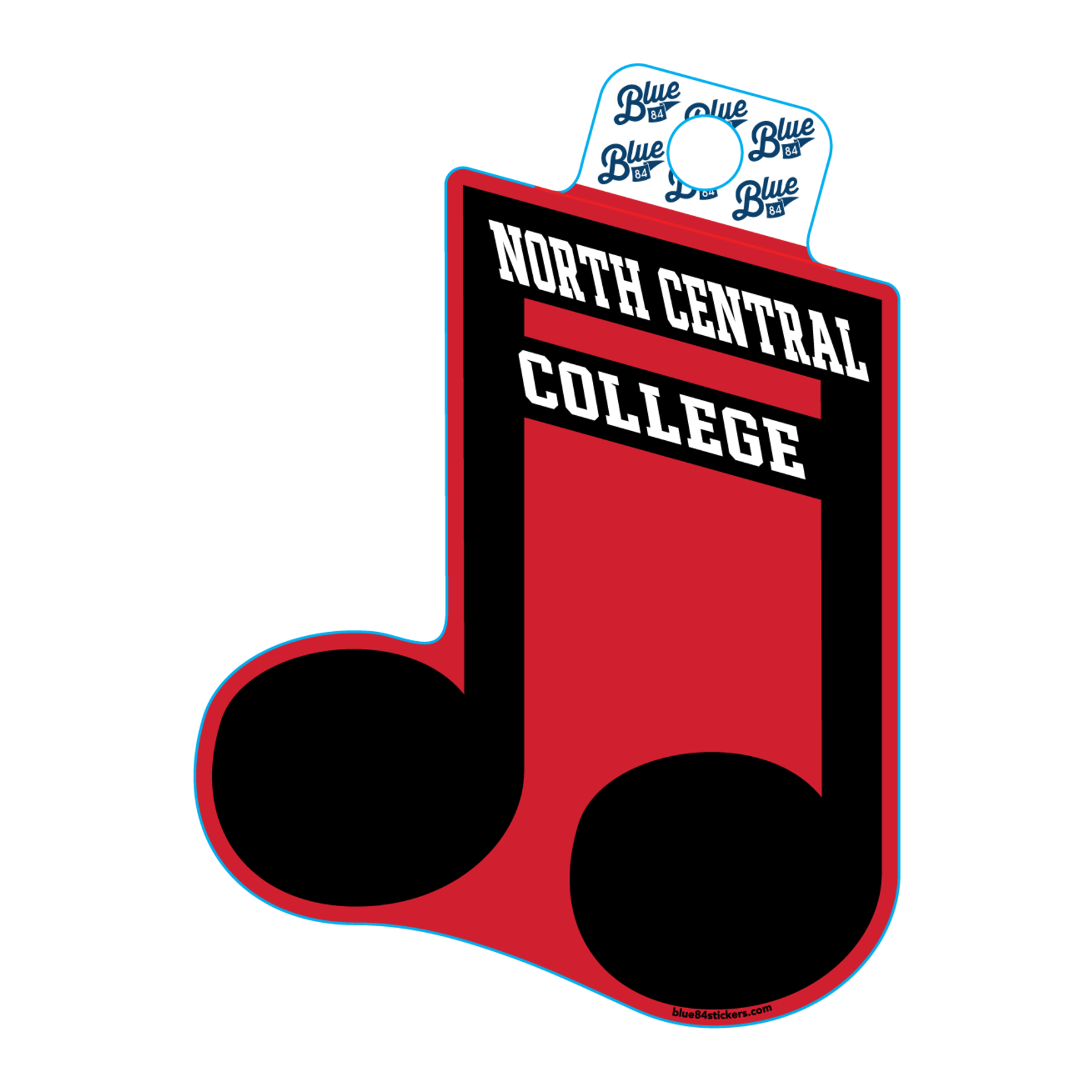 NCC Stickers by Blue 84 - North Central College Campus Store