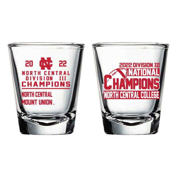 2022 National Champions Drinkware by RFSJ Shot Glass - North Central ...