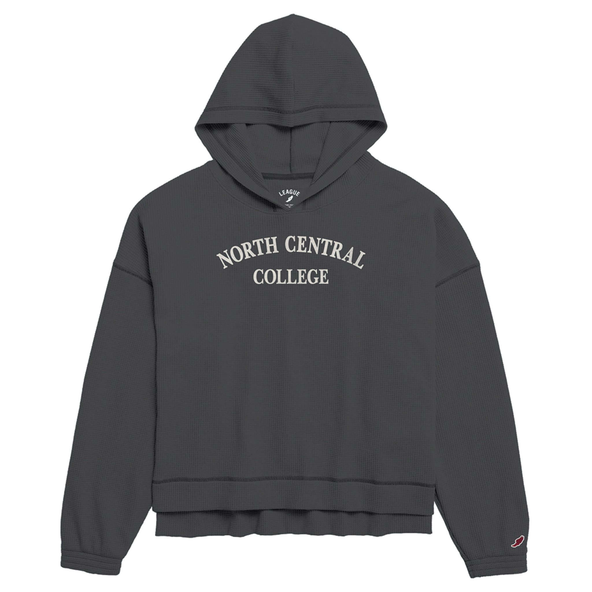 North Central College Waffle Hoodie by League - North Central College ...