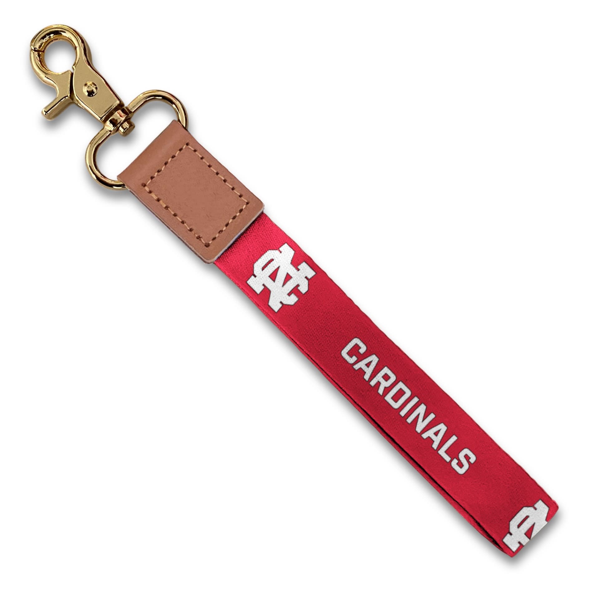 WKC-100 Satin w/leather wristlet key chain - North Central College ...