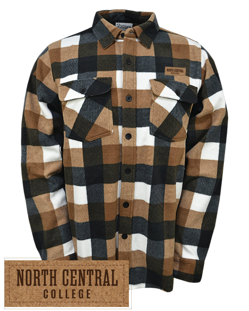 Aspen Button Up Plaid Shirt - North Central College Campus Store