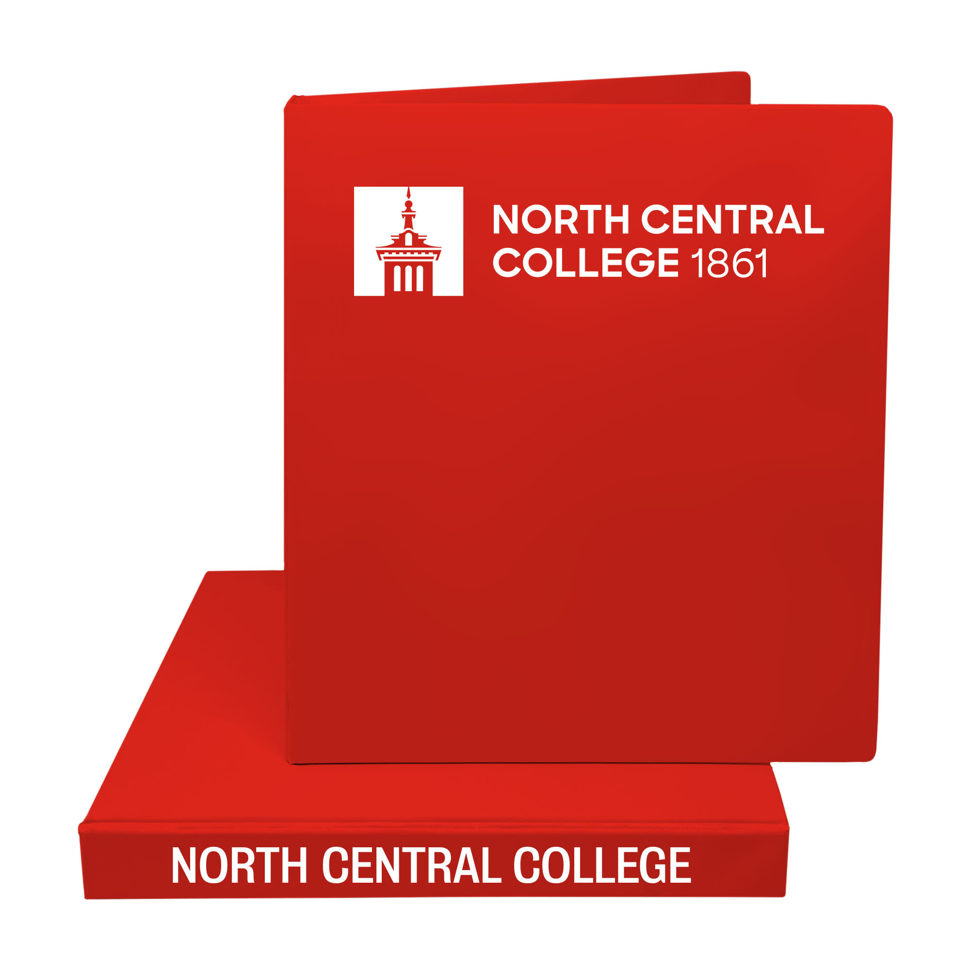 North Central College 1" vinyl binder - North Central College Campus Store