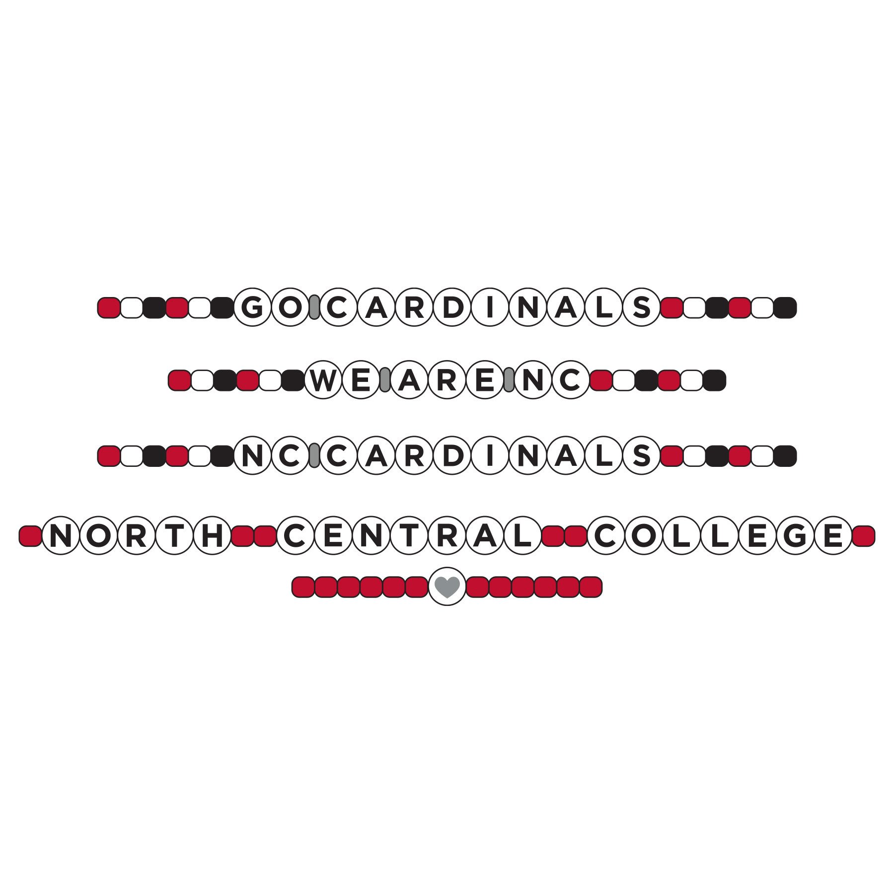 North Central College Friendship Bracelets - North Central College ...
