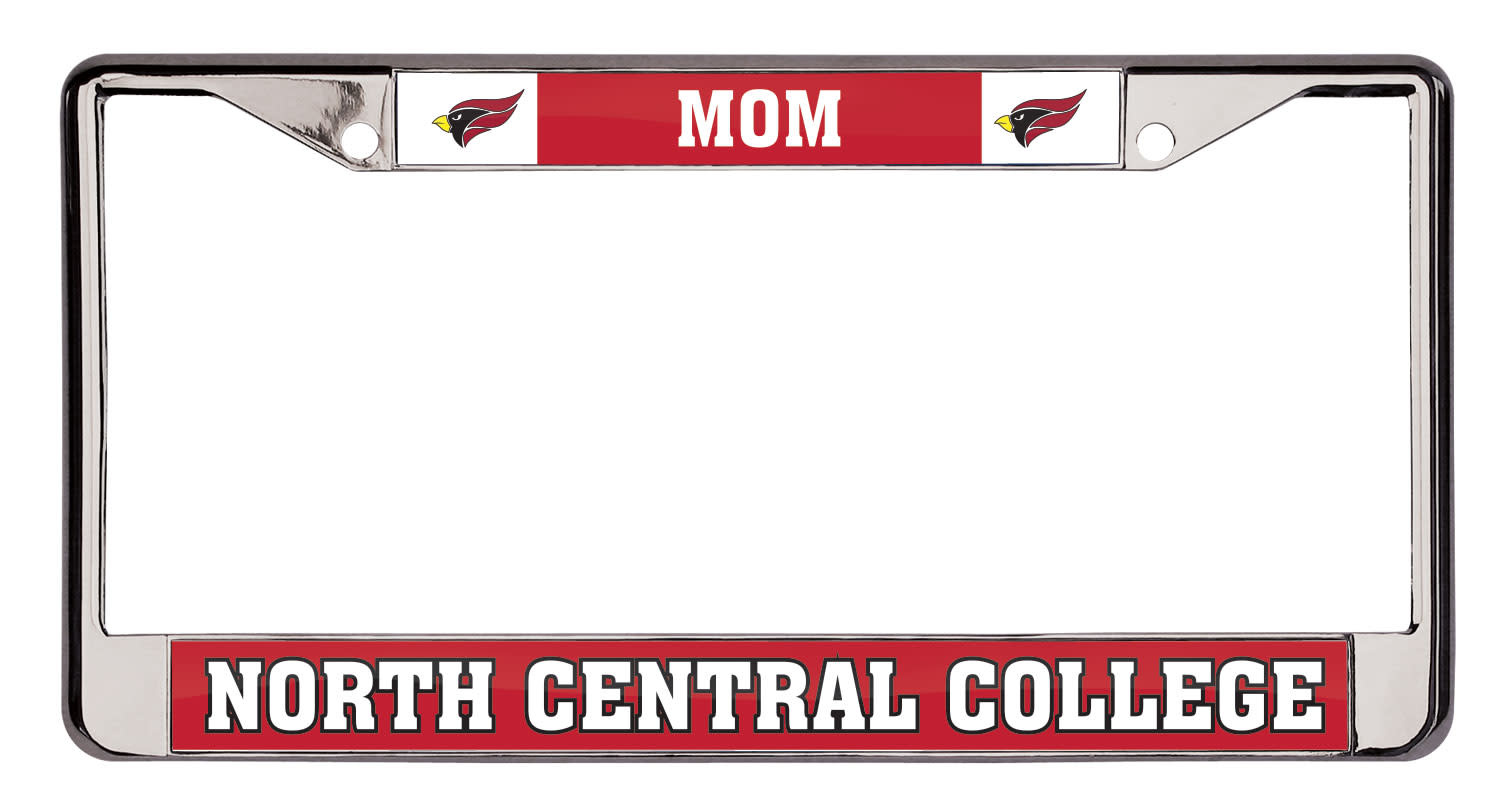 MCM Mom License Plate Frame - North Central College Campus Store