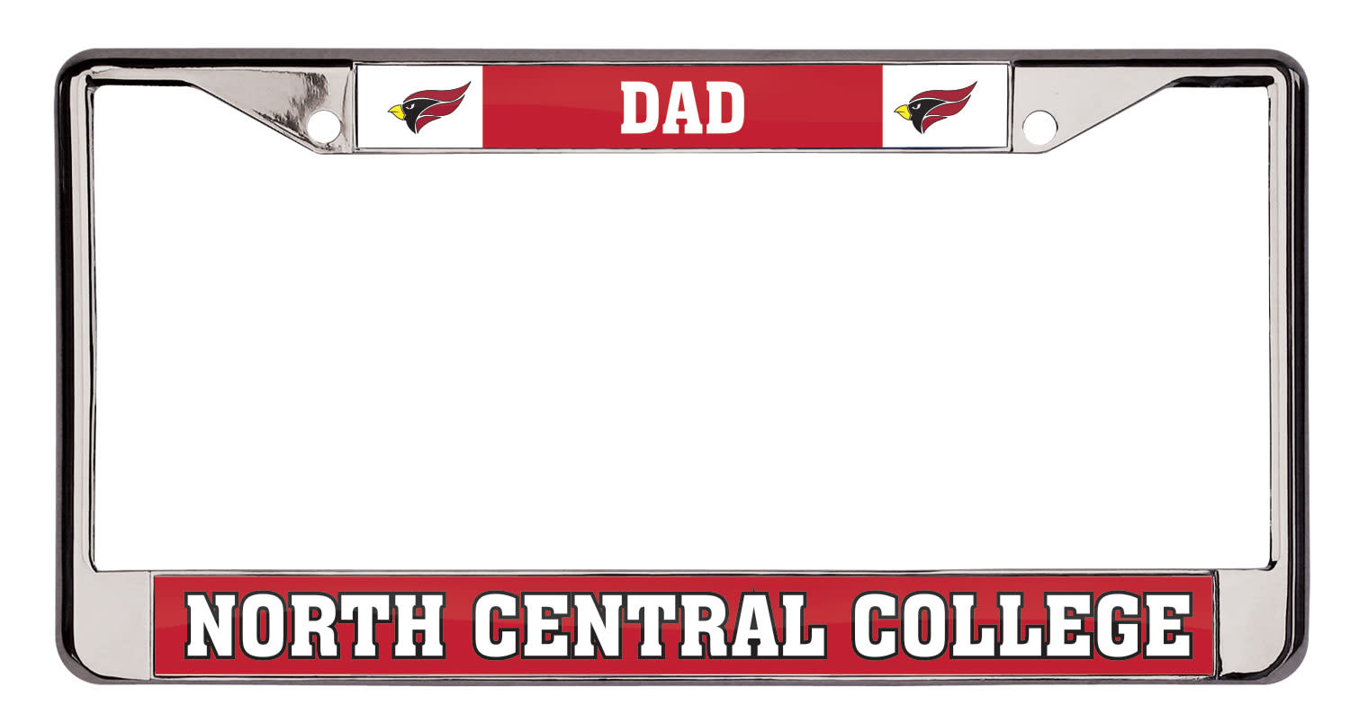 MCM Dad License Plate Frame - North Central College Campus Store