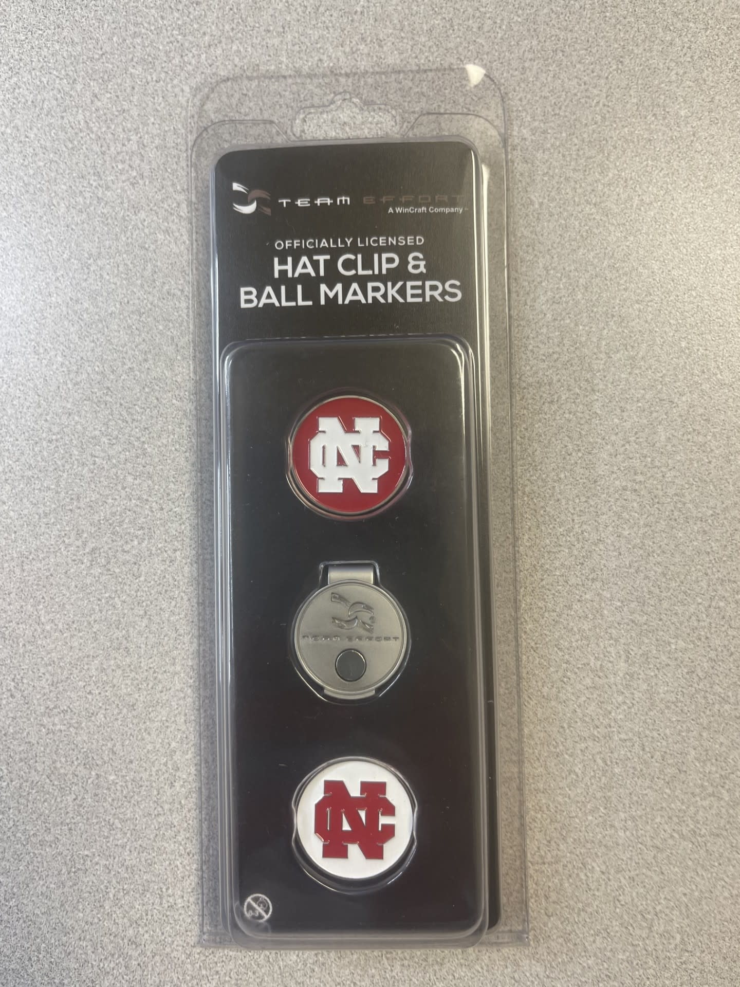 North Central College Golf hat clip w/ball markers - North Central ...