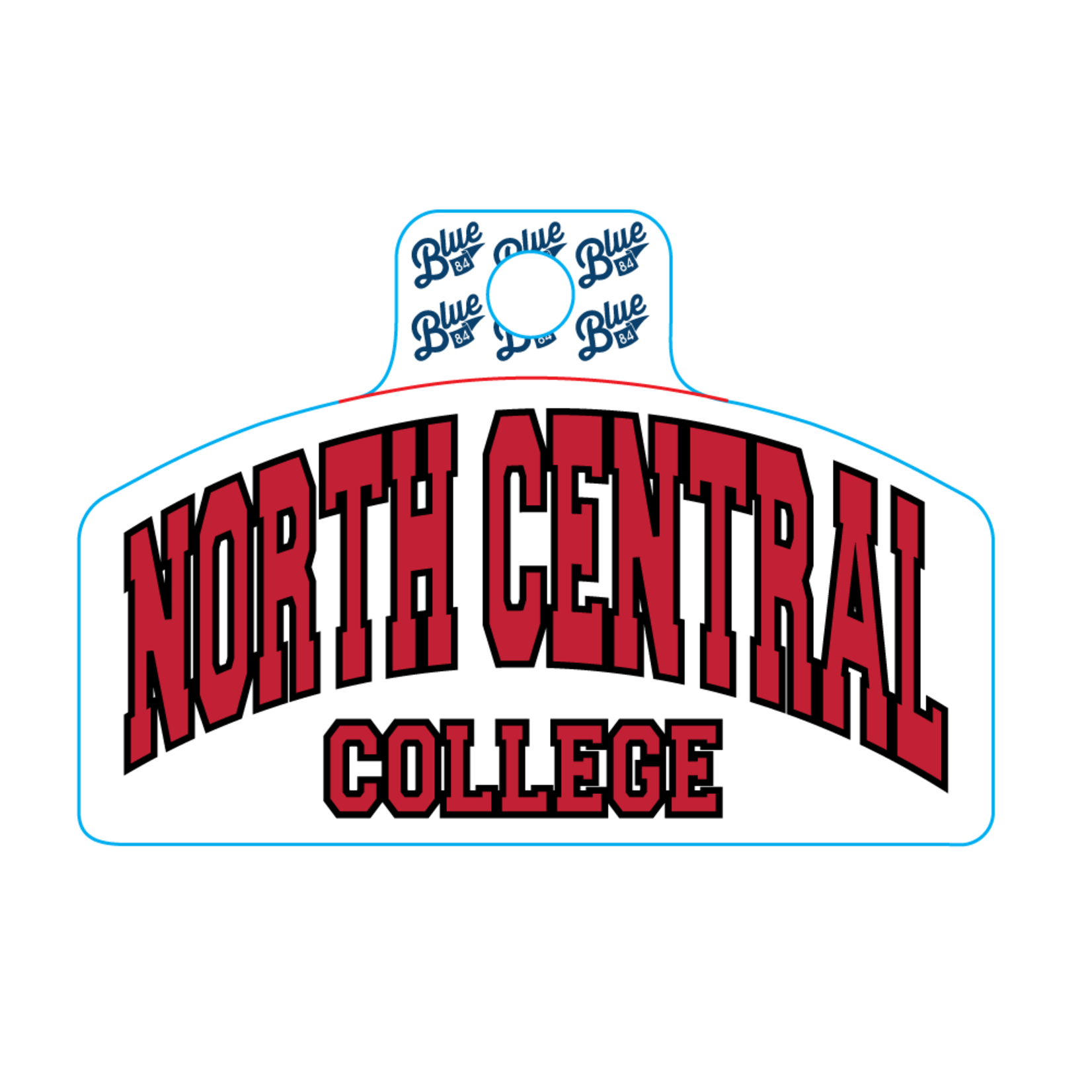 NCC Stickers by Blue 84 - North Central College Campus Store