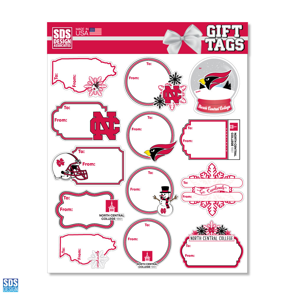 SDS Designs North Central College Gift Tags - North Central College ...