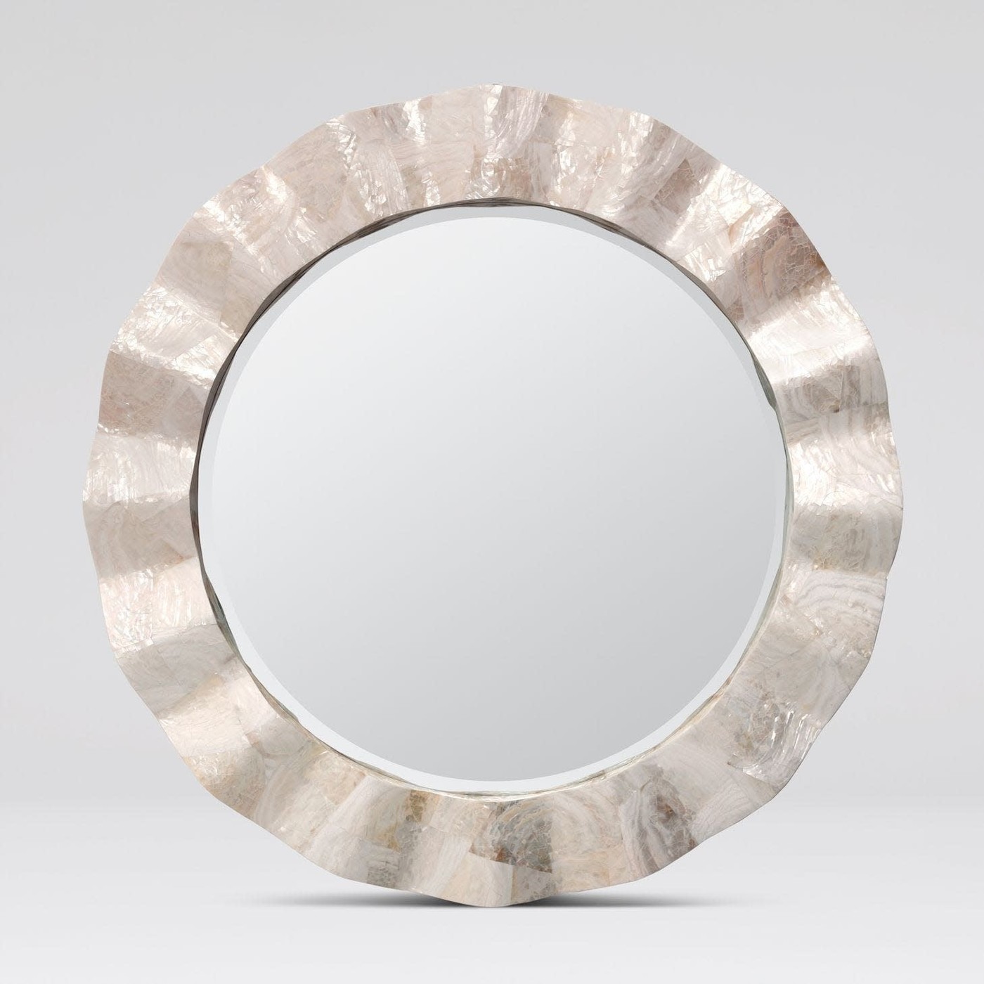 Thea Mirror - Kabibe Shell 44"D - Saltwater House