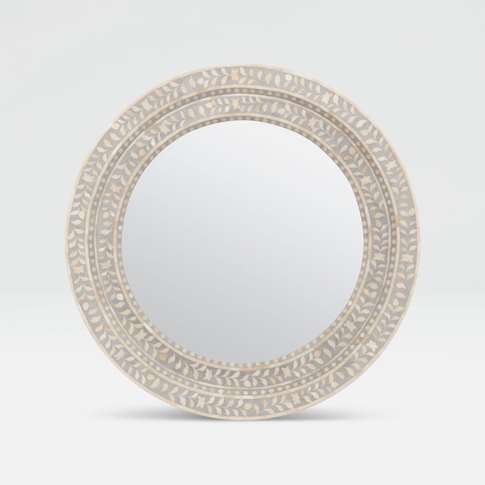 Thea Mirror - Kabibe Shell 44"D - Saltwater House