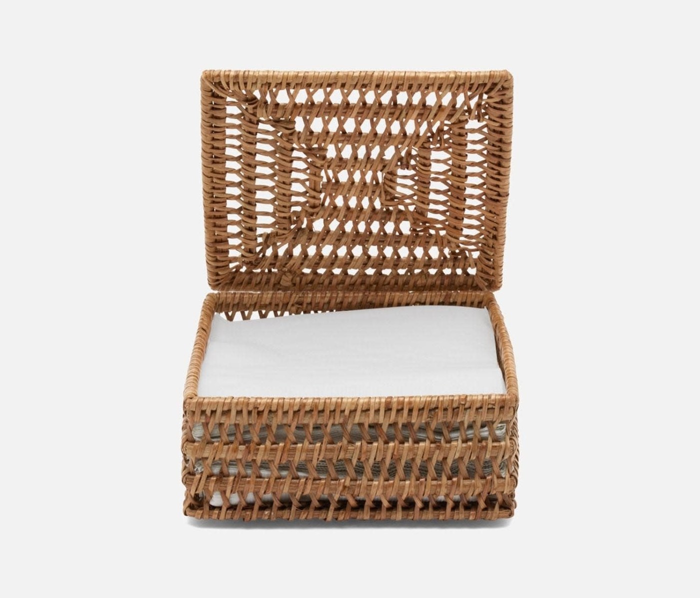 Natural Rattan Napkin Holder - Saltwater House